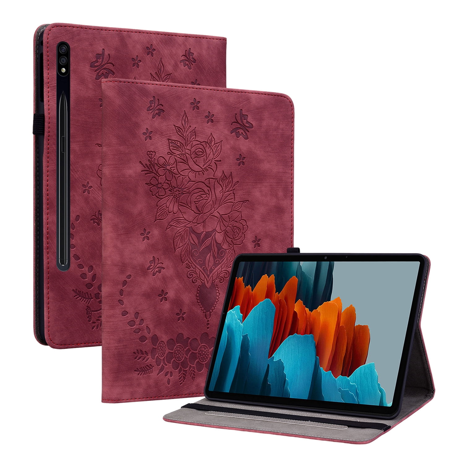 Tablet Case for FLOODKING Samsung Galaxy Tab S7+ 12.4 with Built-in ...