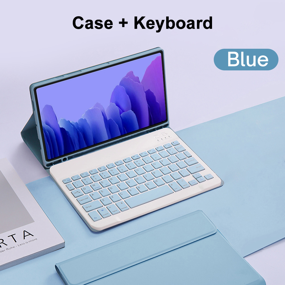 Tablet Case for Samsung Galaxy Tab A7 with Keyboard, Cover for Galaxy Tab A7 10 4 Inch 2022 2020 ...