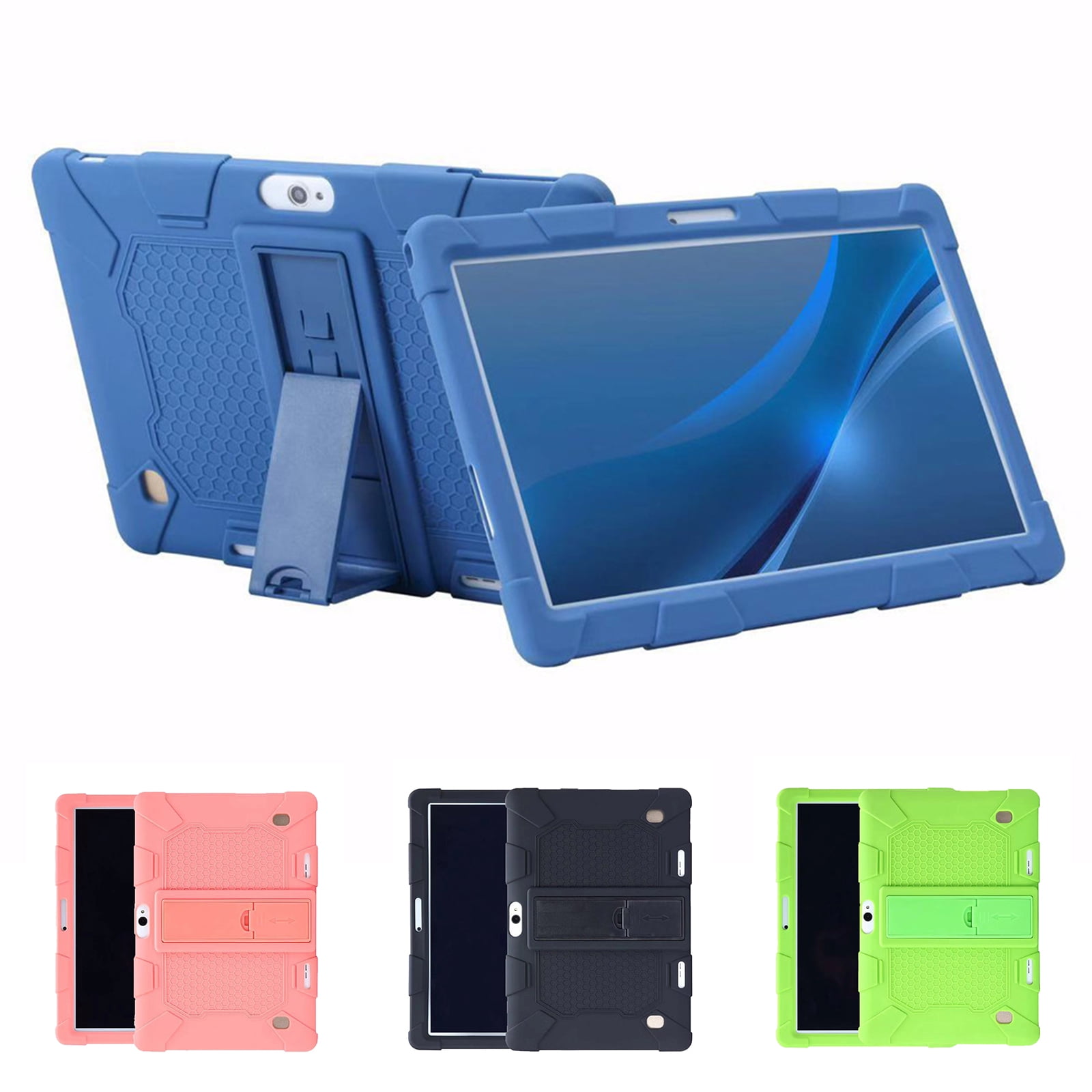 Stuffygreenus Silicone Folio Case for 10.1" Tablets, Stand Cover for ...