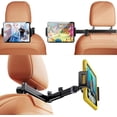 Tablet Headrest Holder,[3 in 1 Long Arm] iPad Mount for Seat ...