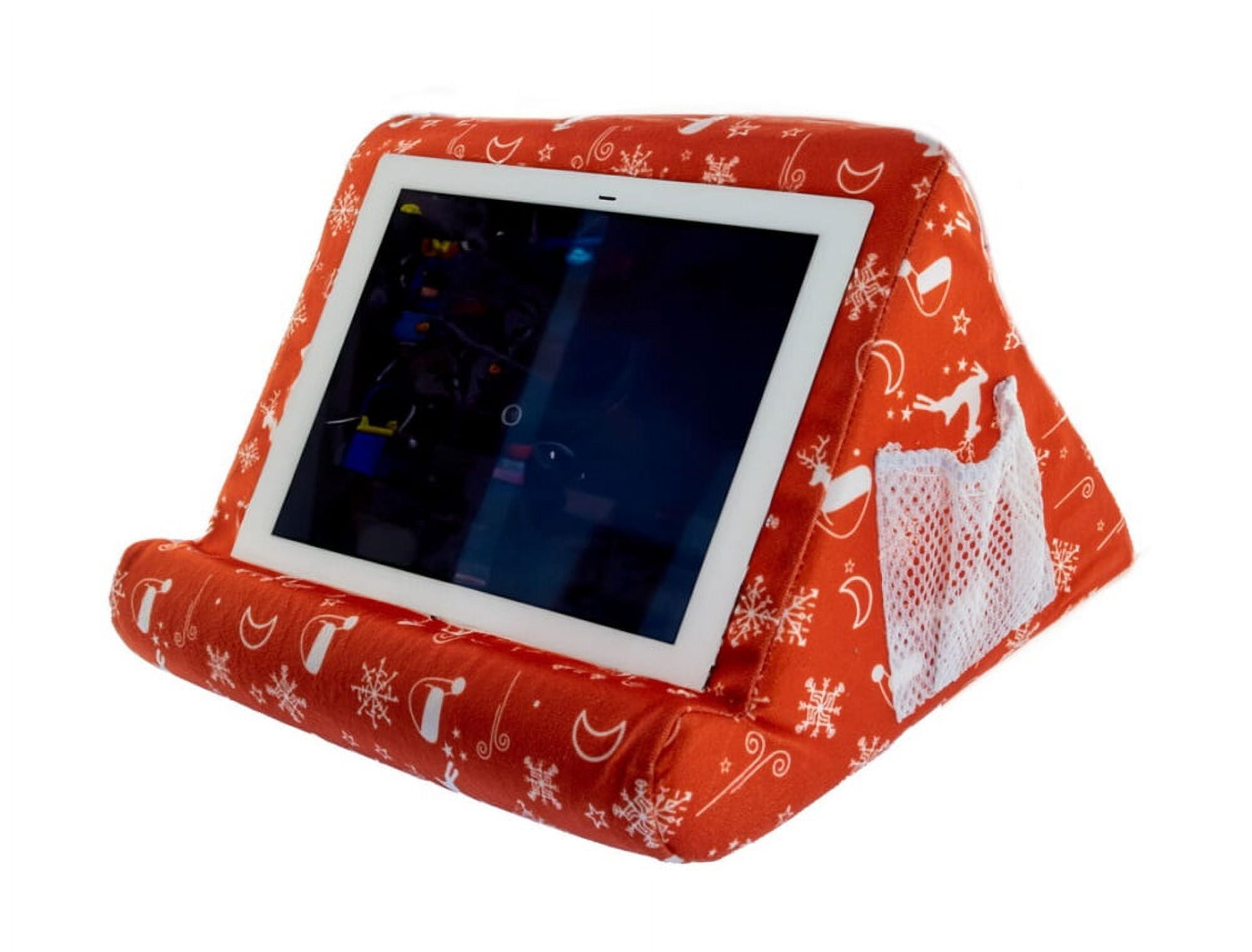 Tablet Holder iPad Stand Pillow Pad for Books Phone Christmas Style Red ...