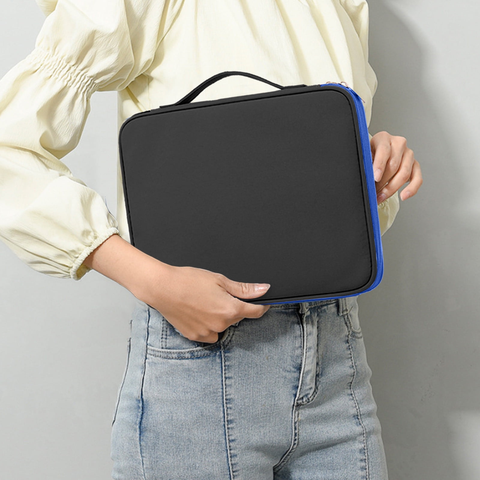 Tablet Organizer Sleeve - Multi-Layer School & Office Essentials Case, Lightweight Water ...