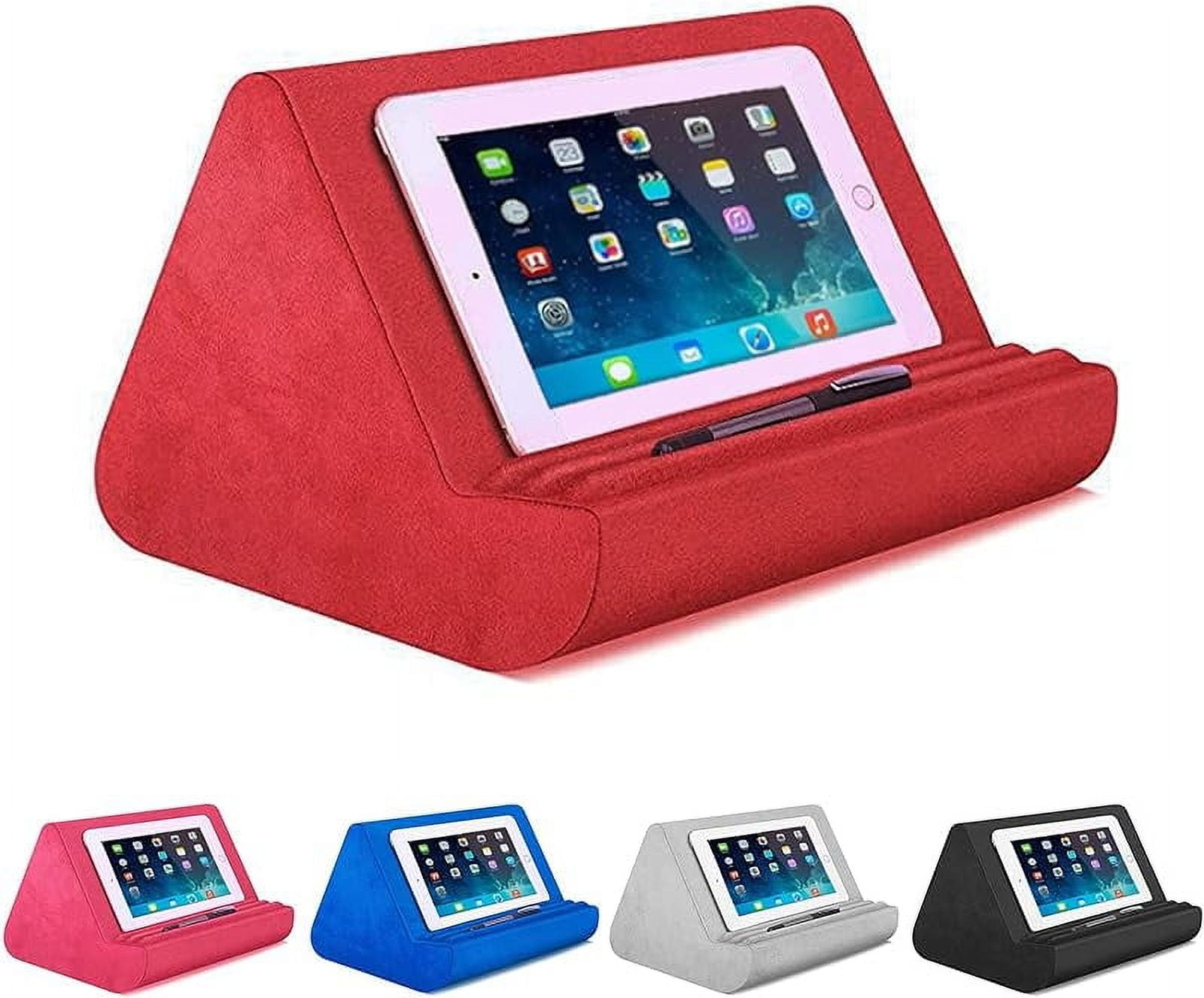 Tablet Pillow Stand for Ipad,Pillow Soft Pad for Lap with Pocket Multi ...