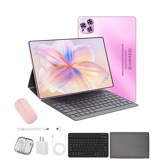 Tablet Pink 2025 Newest Android 12 Tablet, 10 Inch Tablet,5G Wi-Fi ...