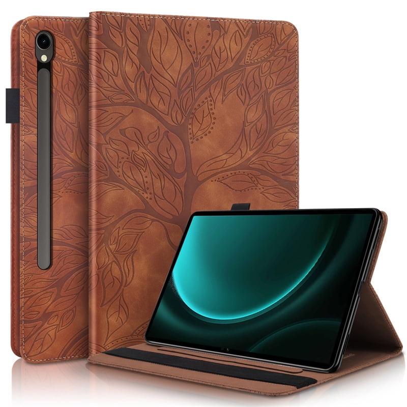 Tablet for Samsung Galaxy Tab S9 FE Case 10.9 inch 3D Tree Embossed ...