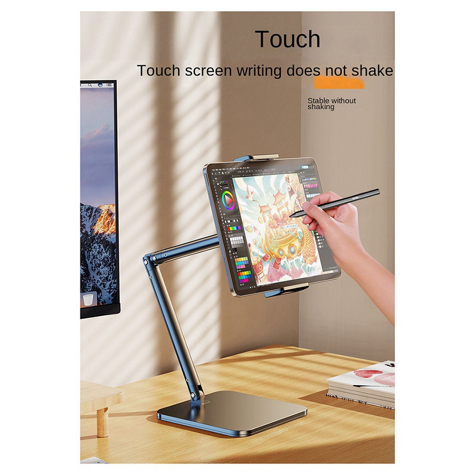 Tablet Stand Adjustable Desk Portable Tablet Smartphone 360° Rotating ...