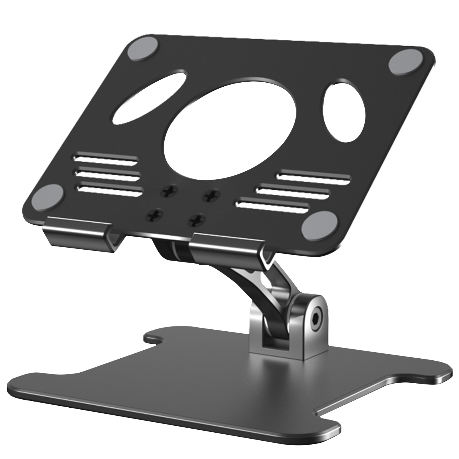 Tablet Stand Aluminum Alloy Computer Riser Adjustable Foldable Laptops ...