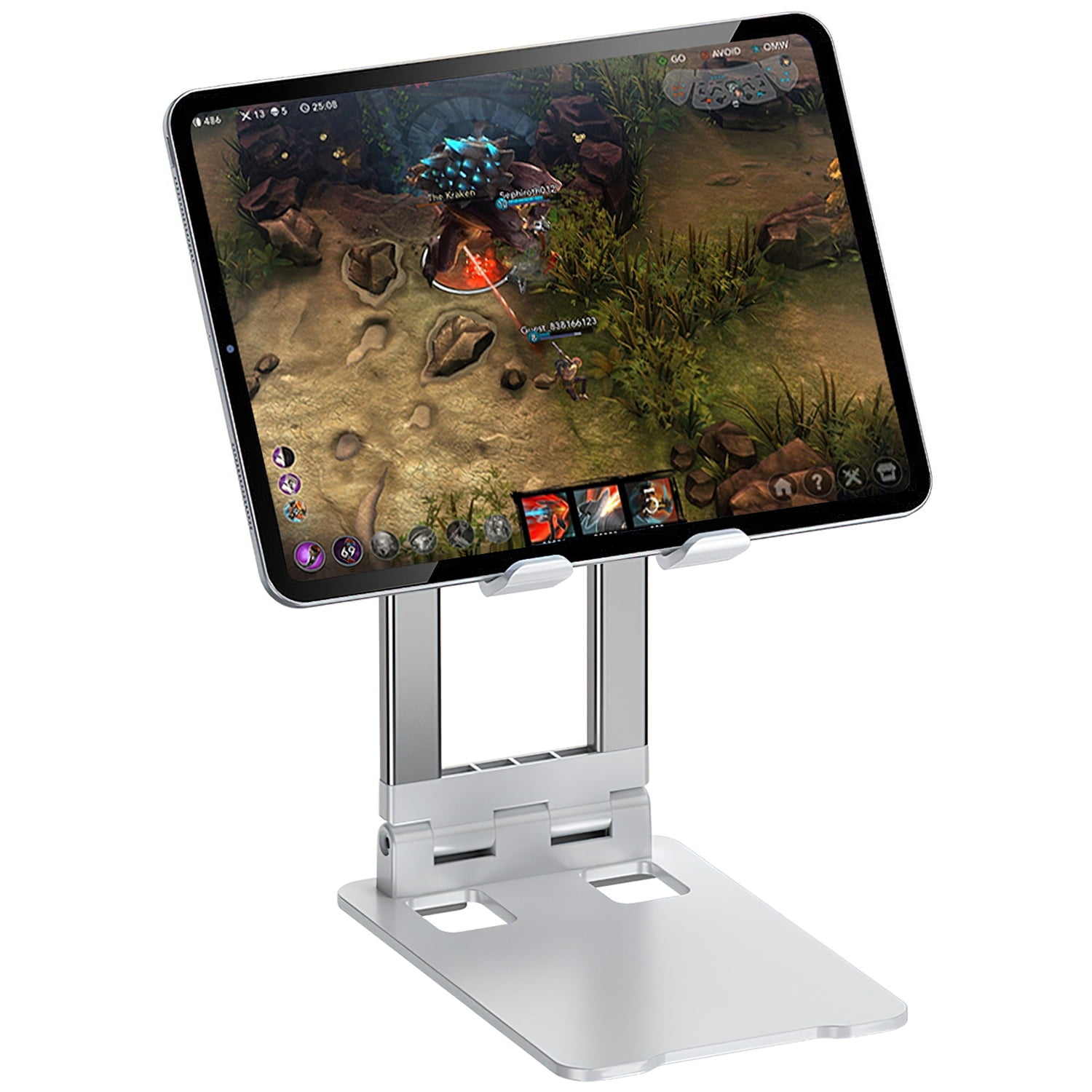 Tablet Stand Double Lever,Adjustable Height, Foldable Tablet Table ...