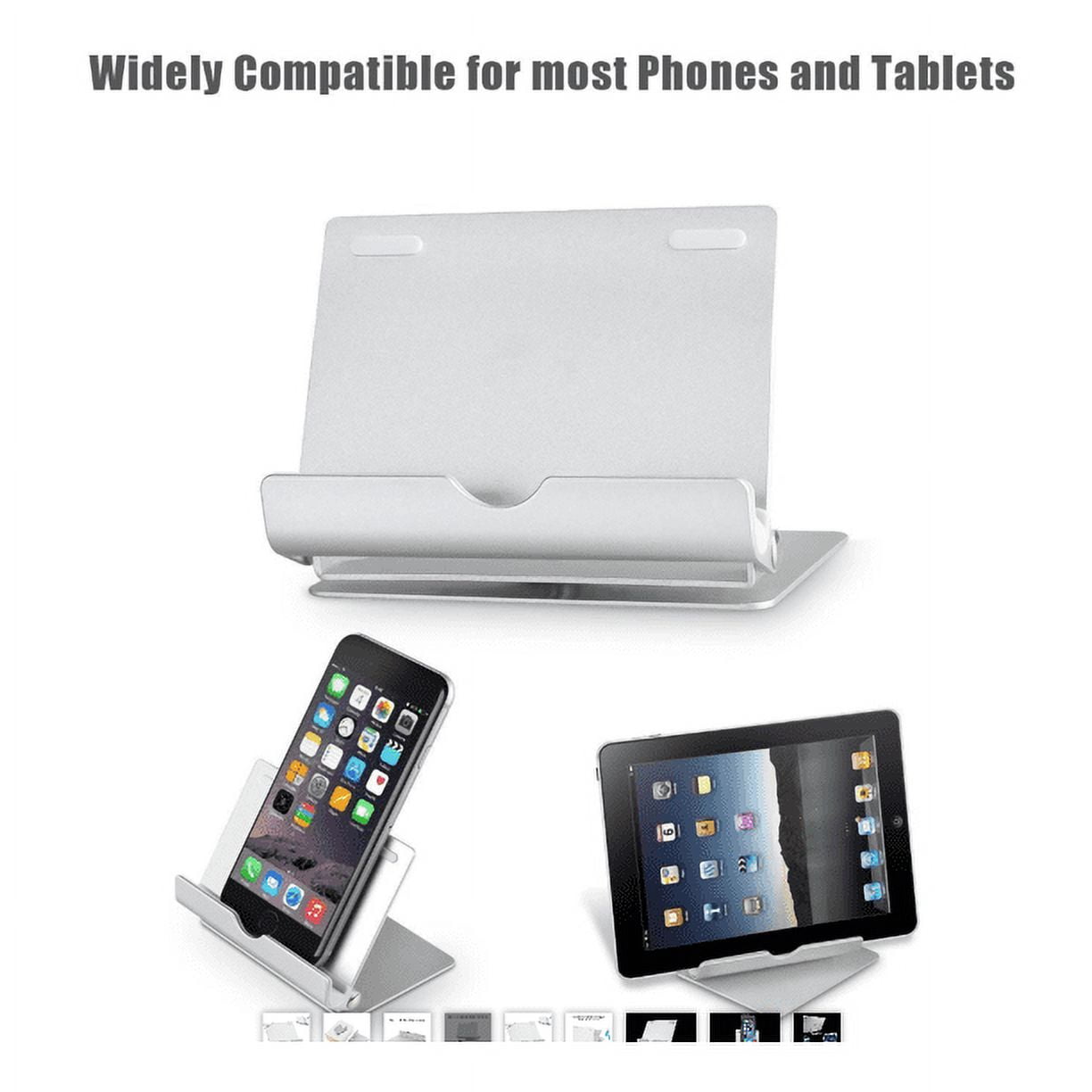 Tablet Stand, Fully Foldable Adjustable Desktop Phone Holder Cradle ...