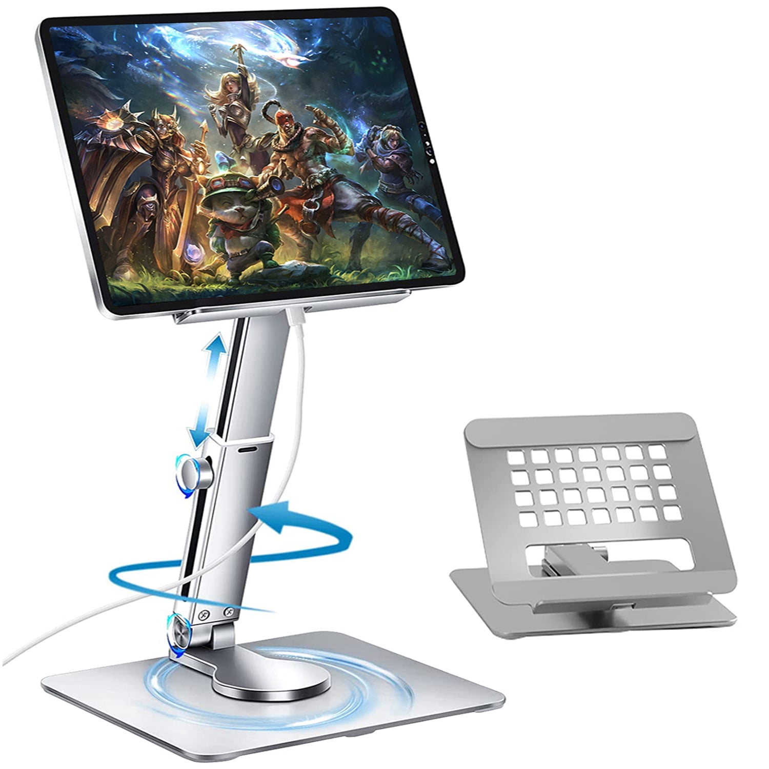Microworld Adjustable Tablet Stand for iPad, Kindle, Samsung with ...