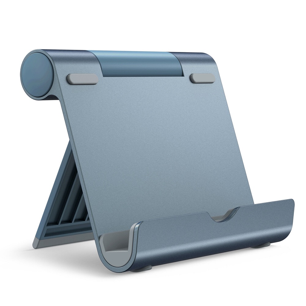 Tablet Stand Holder for Desk Gray Color Adjustable Portable Desktop ...