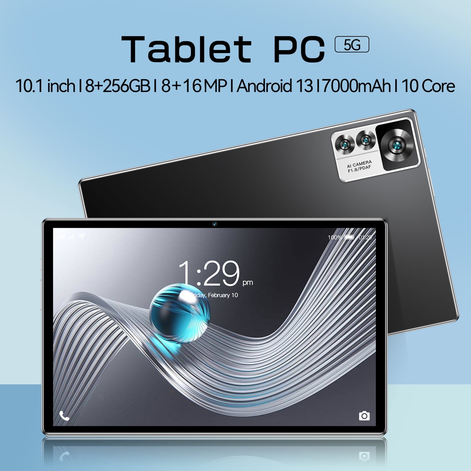 Tablet Tablet 8GB+256GB 10.1 Inch Screen 4G 10 Core MTK6797 Processor Large Storage Capacity ...