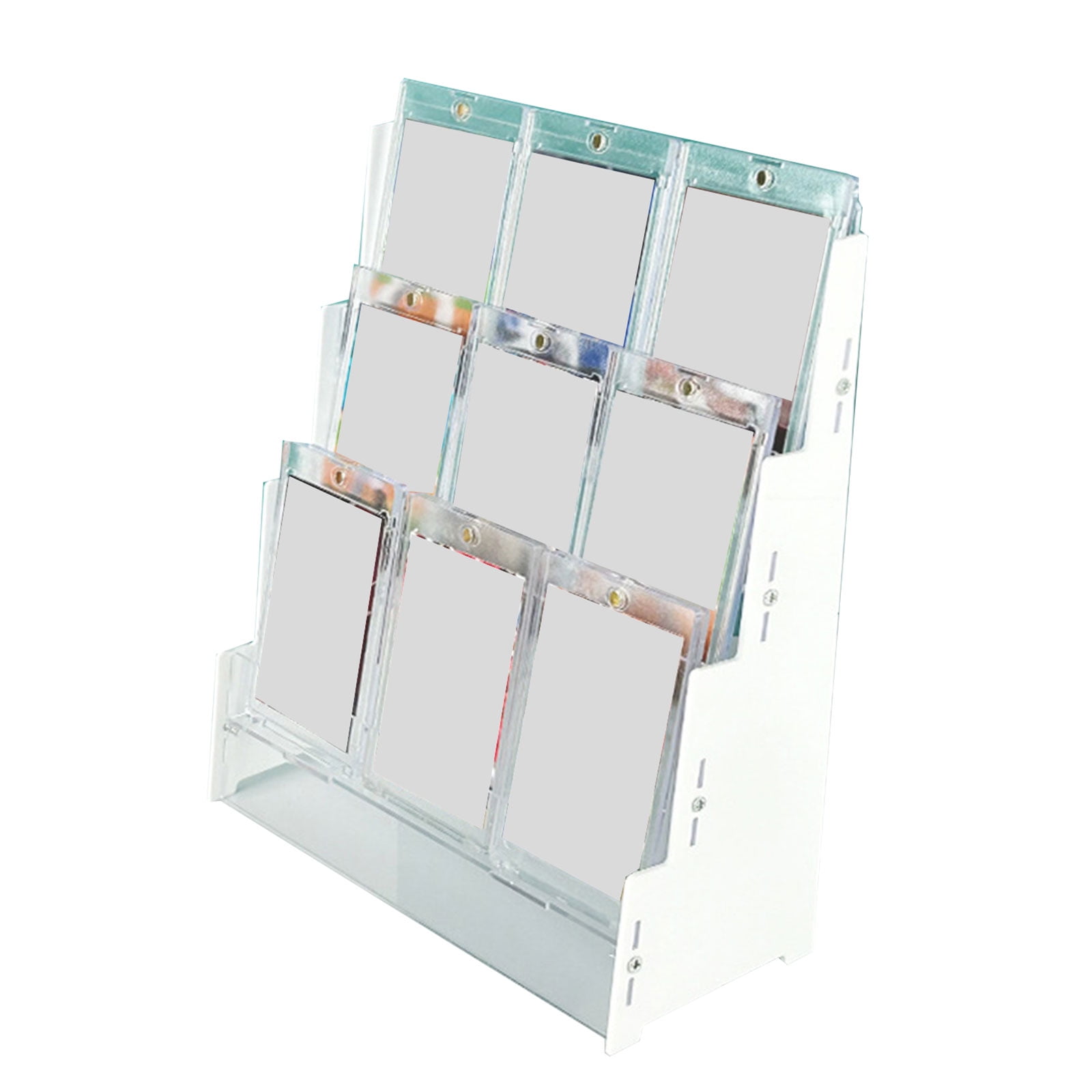 Tabletop Acrylic Card Showcases Stand Elegant 3 Tiers Trading Card ...