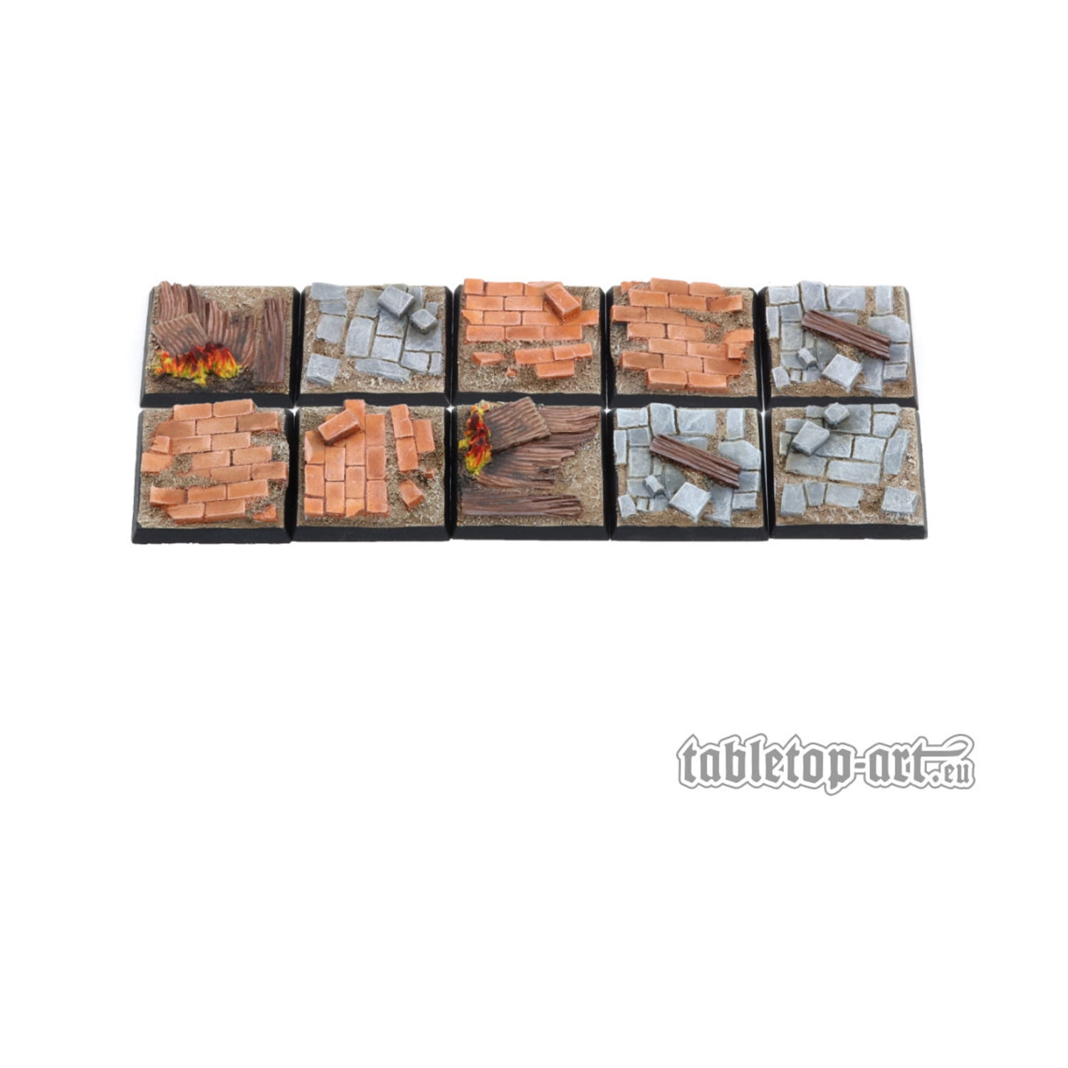 Tabletop Art 30mm Square Base - Viking Raid Bases New - Walmart.com