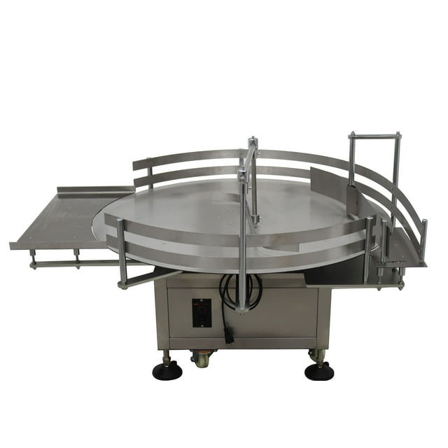 Tabletop Automatic Bottle Unscrambler Rotary Turntable Bottle Sorting ...