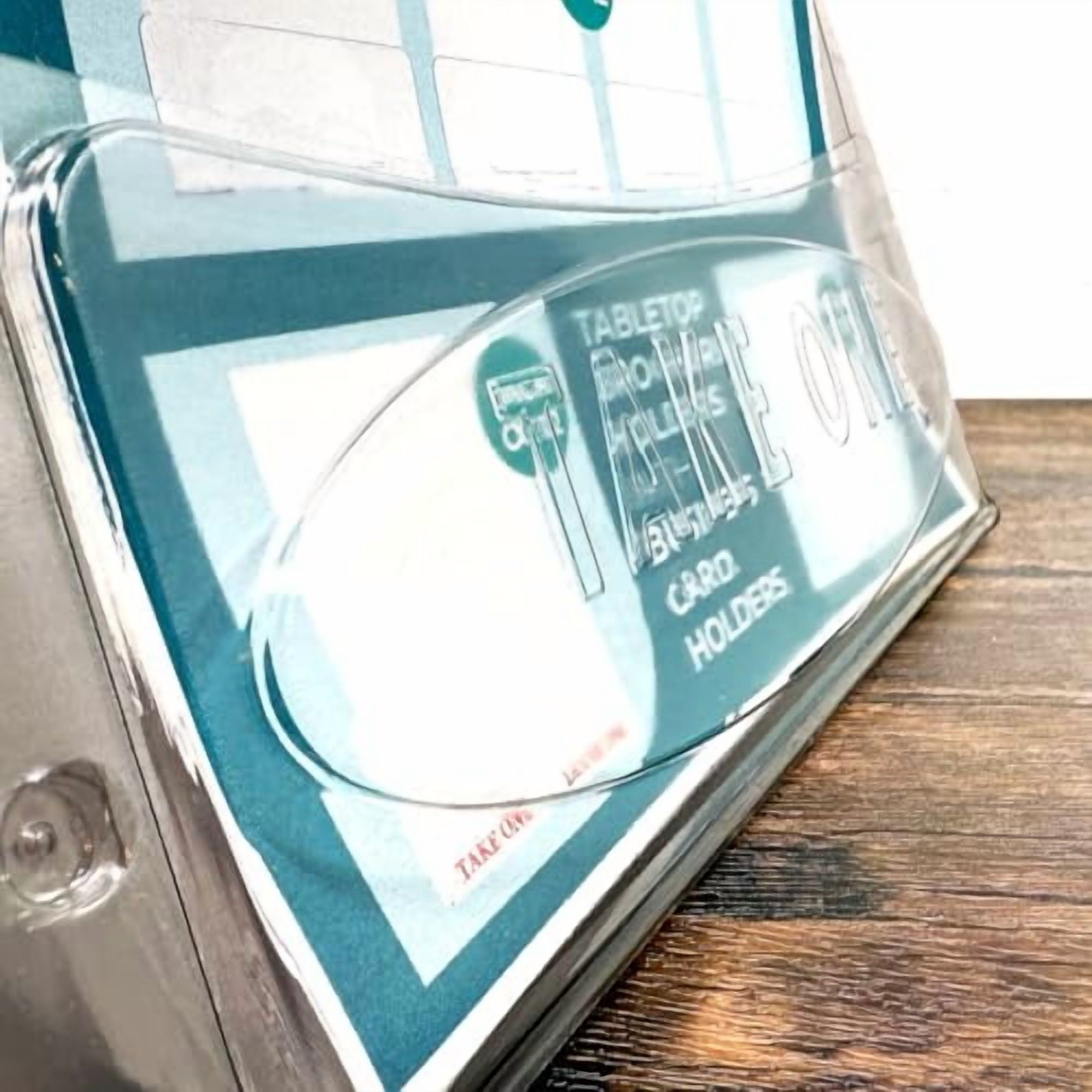 Tabletop Brochure Holder 5 Pack - Eco-Friendly, Can Hold 200, 8.5 x 11 ...