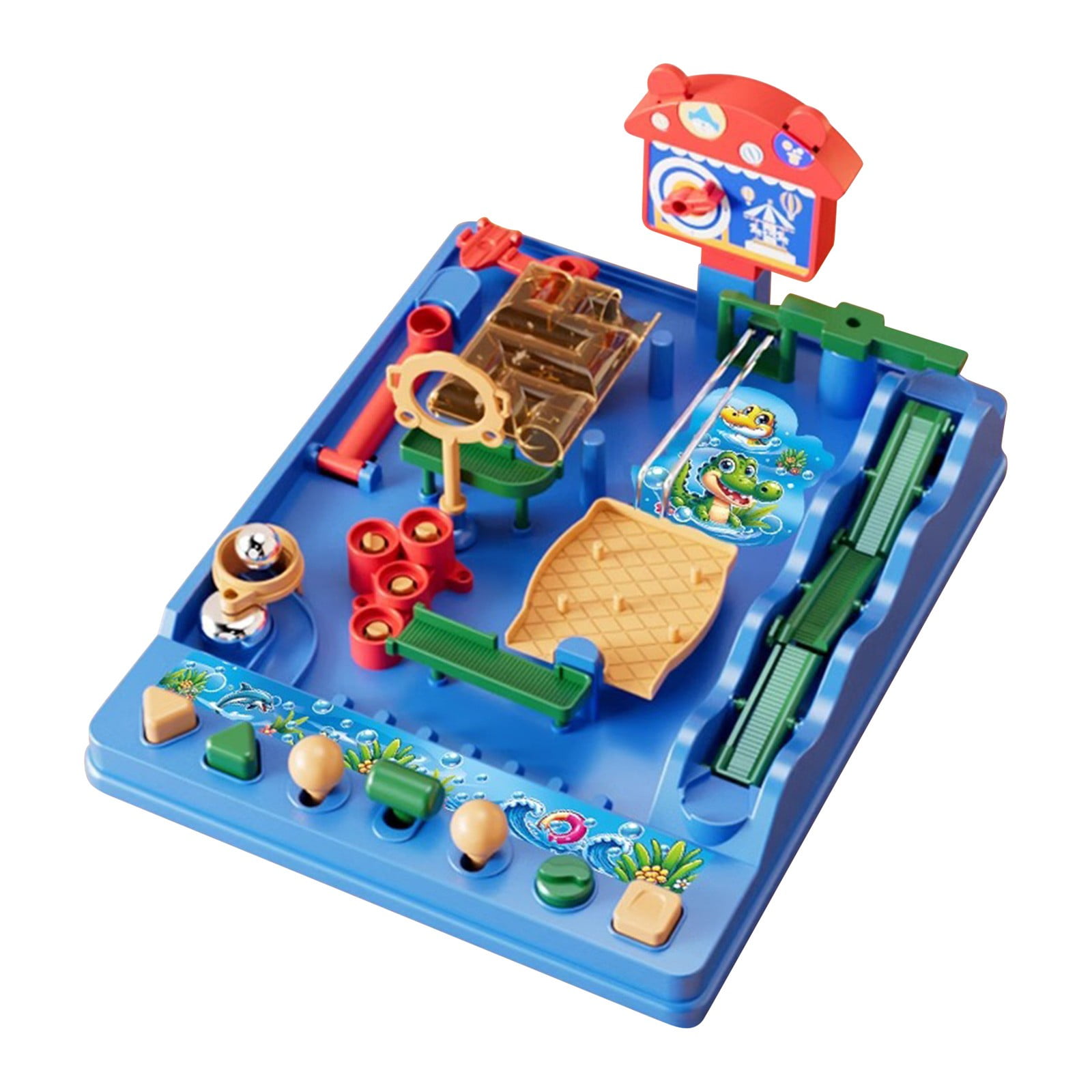 Tabletop Challenge with Marbles in a Maze Track for All Ages，Children's ...