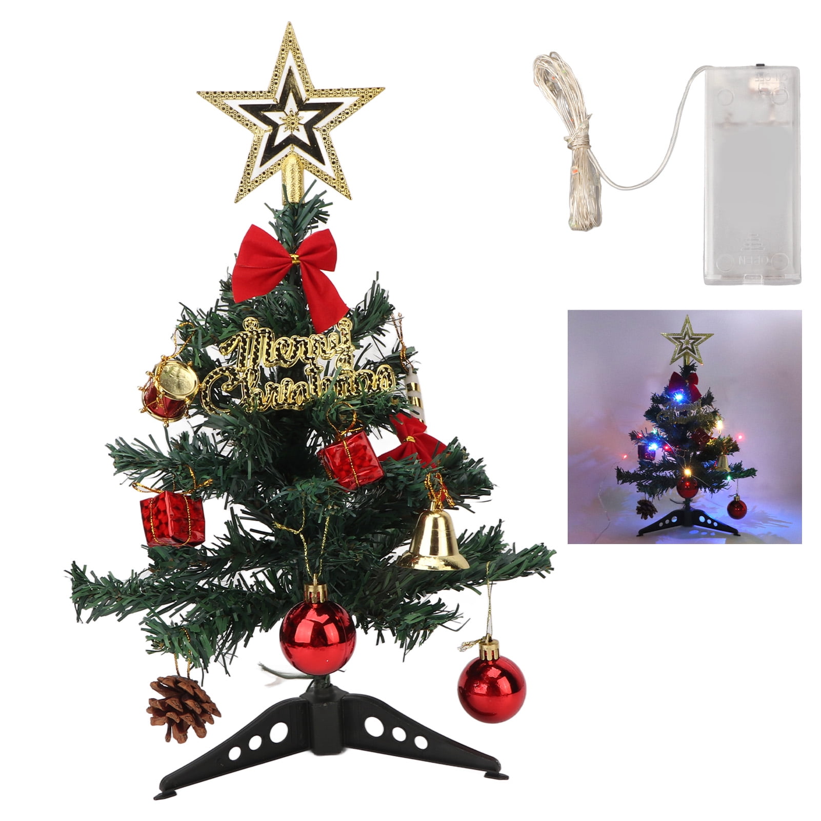 Tabletop Christmas Tree Home Beauty Salon Mini Artificial Christmas ...