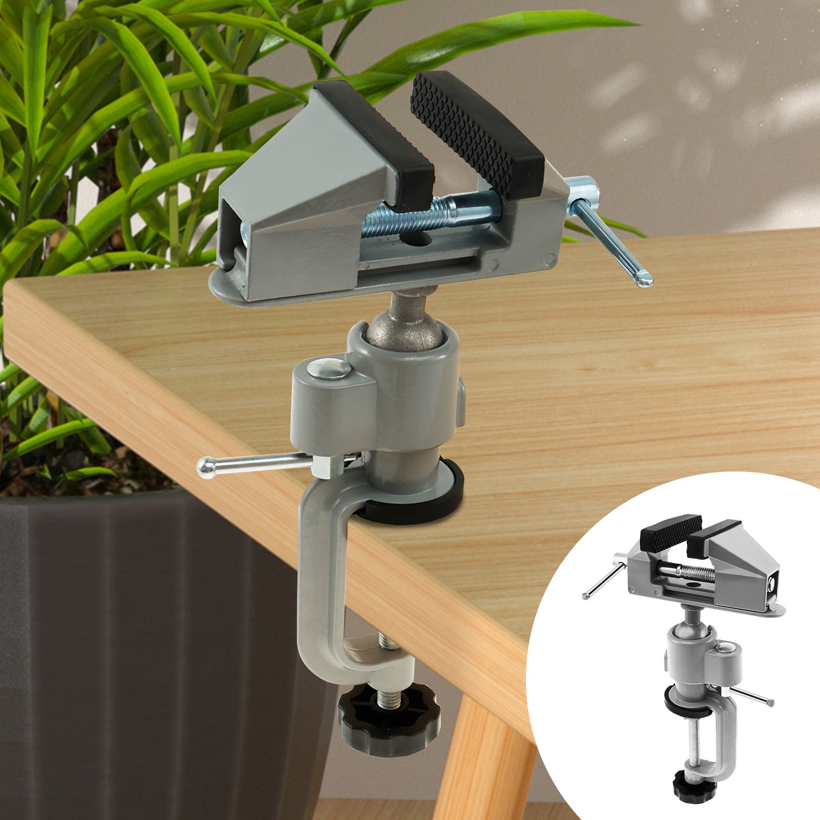 Tabletop Clamp Vice 360° Rotatable Table Vise Aluminium Alloy Work ...