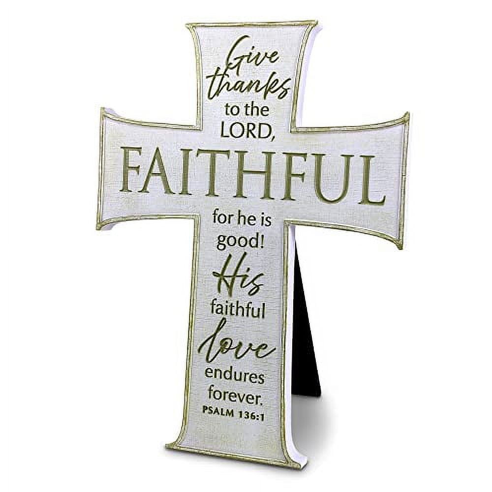 Tabletop Cross Faithful 10" H - Walmart.com