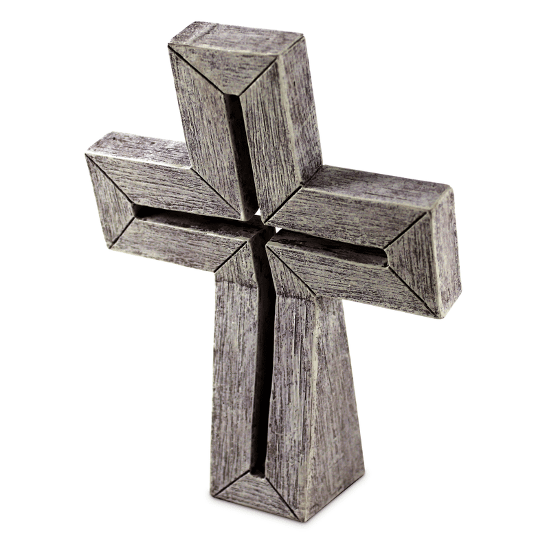 Tabletop Cross Rustic White Be Joyful - Walmart.com