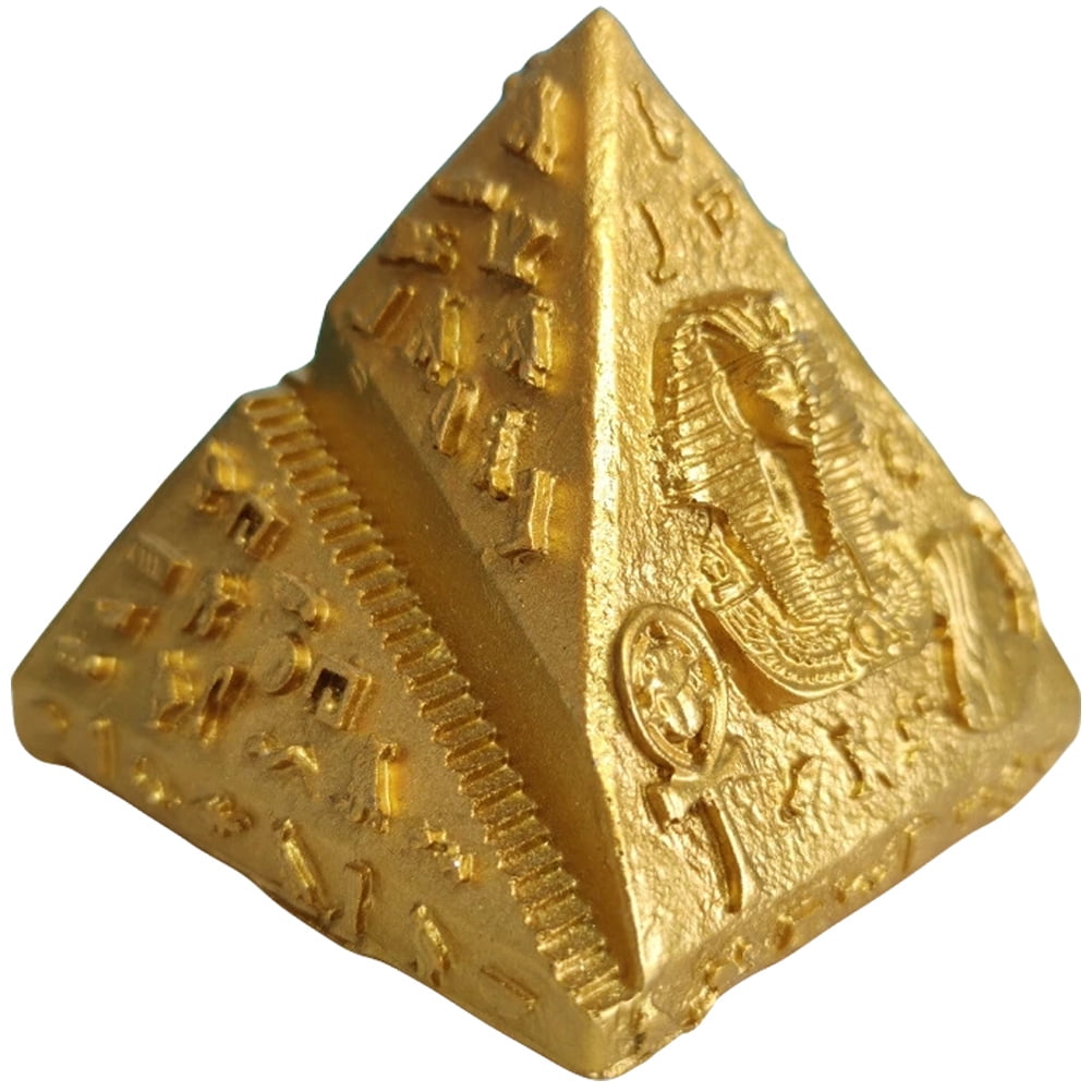 Tabletop Decor Egyptian for Home Pyramid Ornament Desktop Manual ...