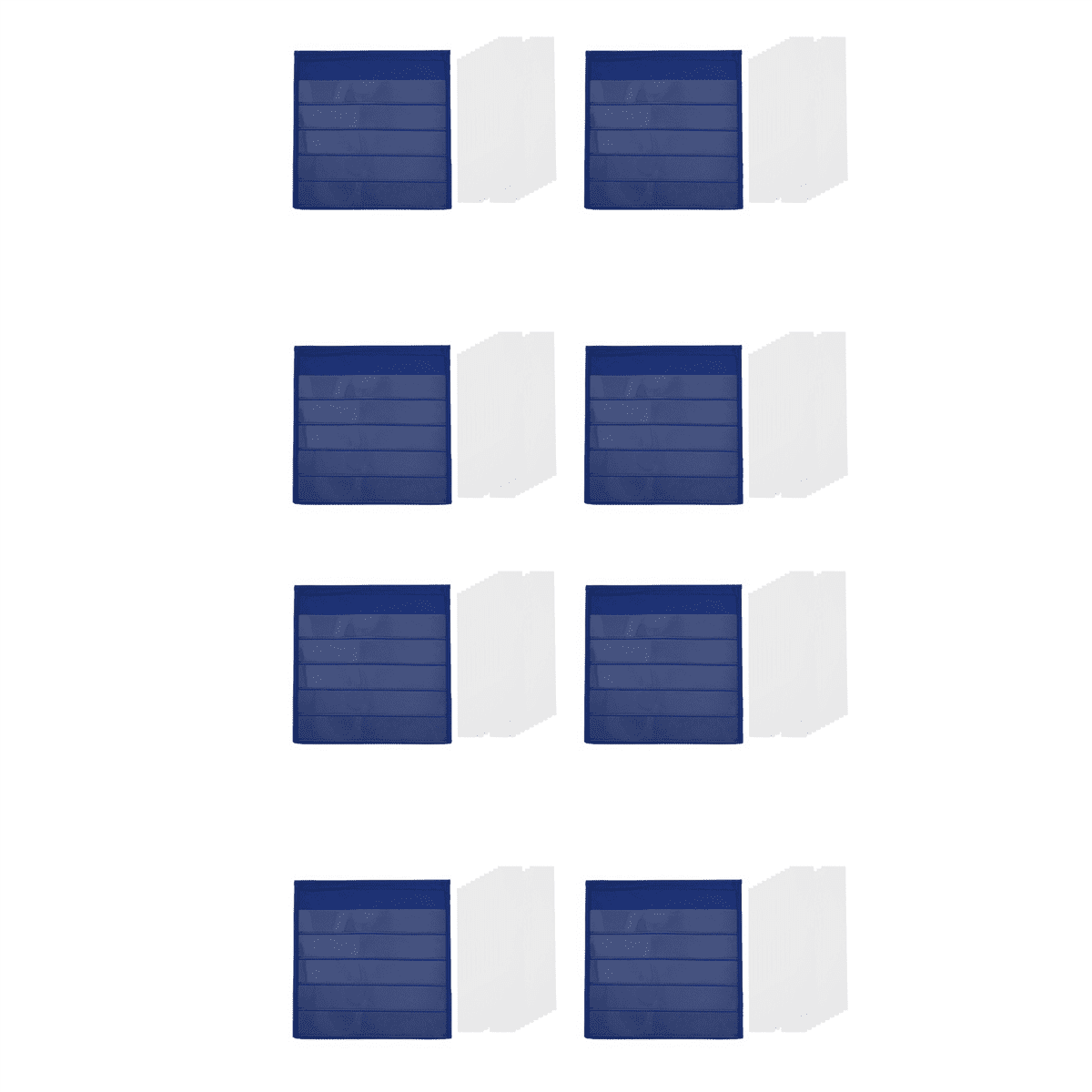 Tabletop Desktop Pocket Chart Table Top with Bonus 160X Dry Erase Cards ...