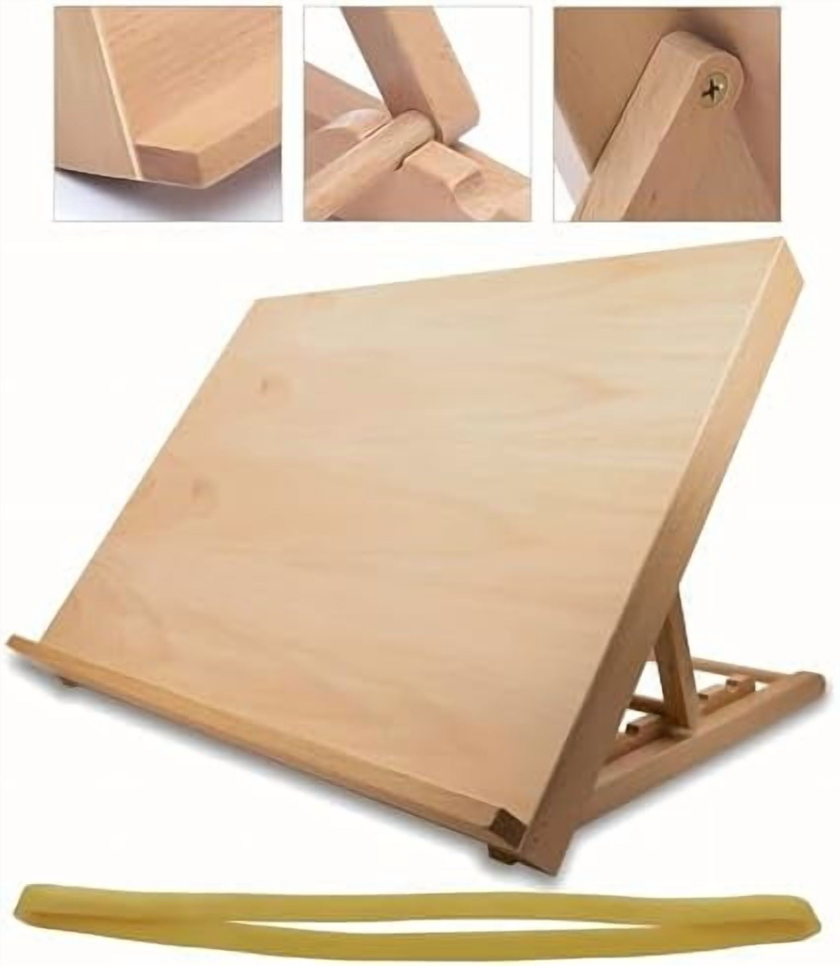 Tabletop Easel,A3 Desk Easel,Desktop Easel 4-Position Adjustable Table ...