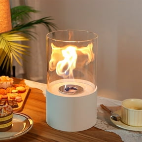 Housewise Portable Concrete Fire Pit - Indoor/Outdoor, For Table ...