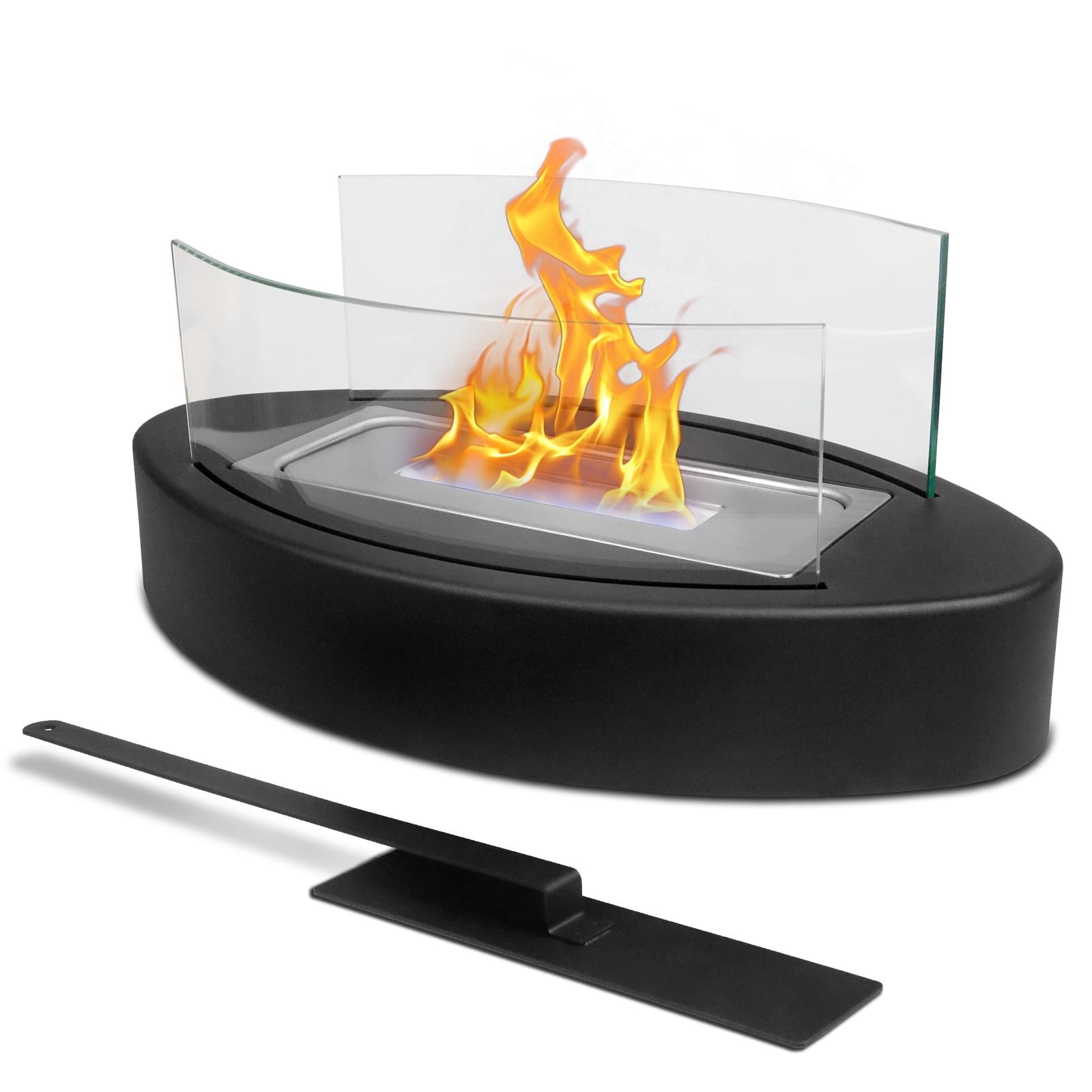 Tabletop Fire Pit - Premium Gel Fuel Tabletop Fireplace - Indoor Fire ...