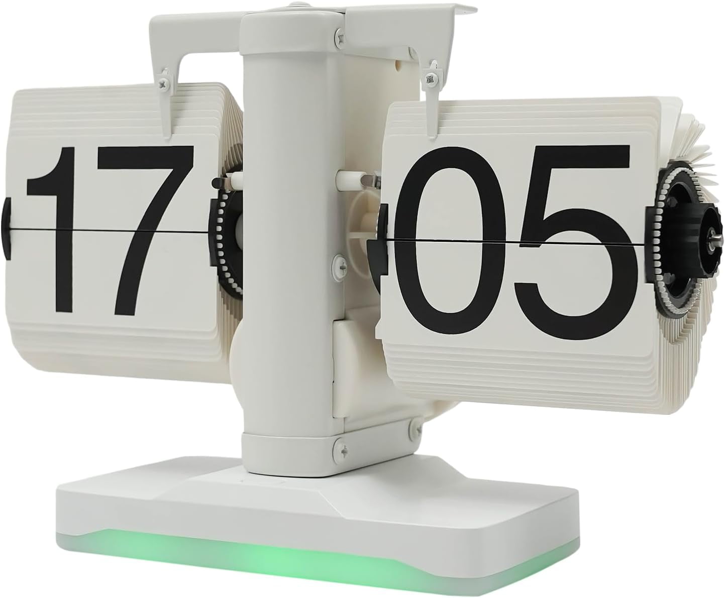 Tabletop Flip Clock, Battery Operated Digital Display Flip Desk Clock ...