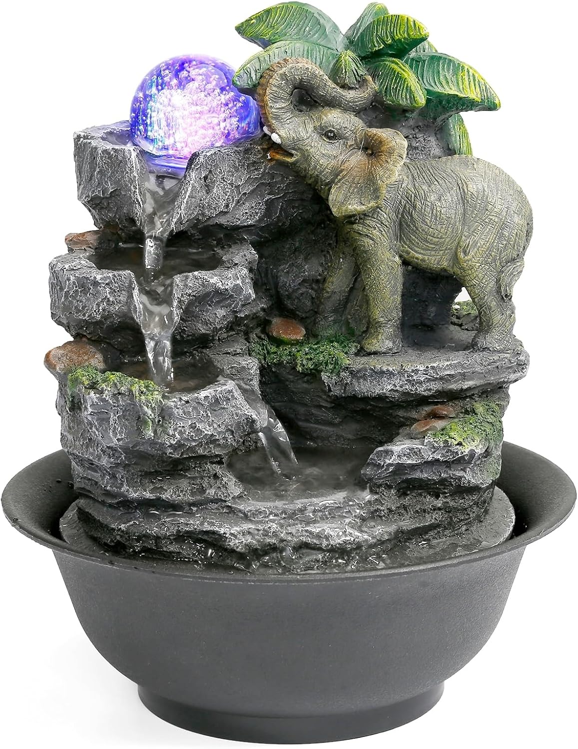 Tabletop Fountain,Relaxation Water Feature Feng Shui Indoor Fountain of ...