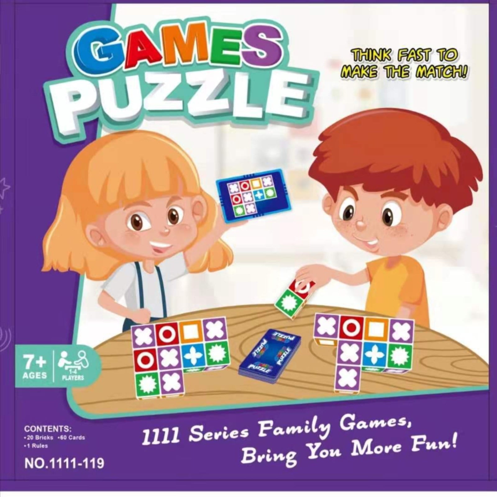 Tabletop Games Board Game Mode Visual Matching Game for Problem Solving ...