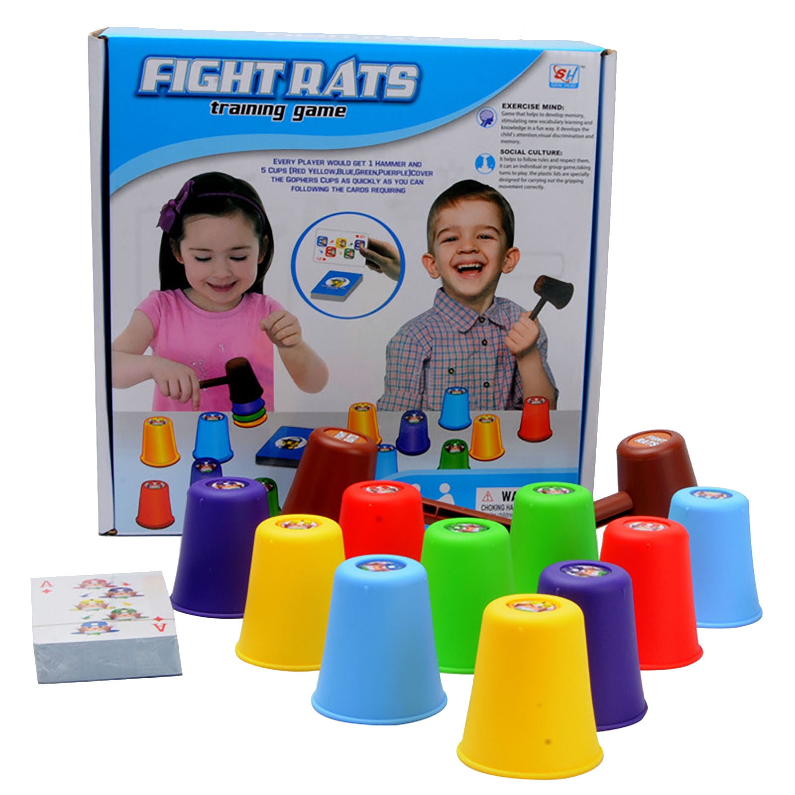 Tabletop Games For Children Brain Battle Whack A Mole Game Parent Child ...