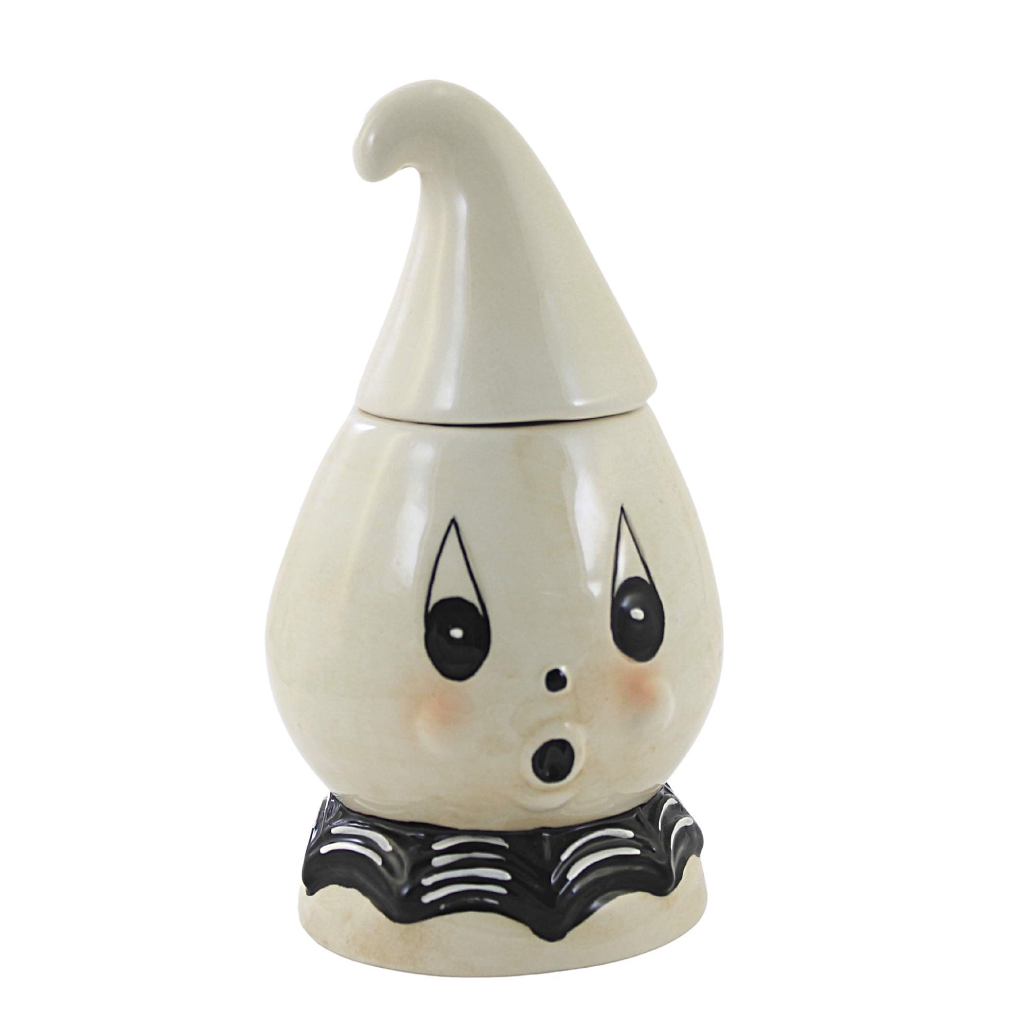 Tabletop Halloween Candy Jar Ceramic Halloween Ghost Johanna Parker ...