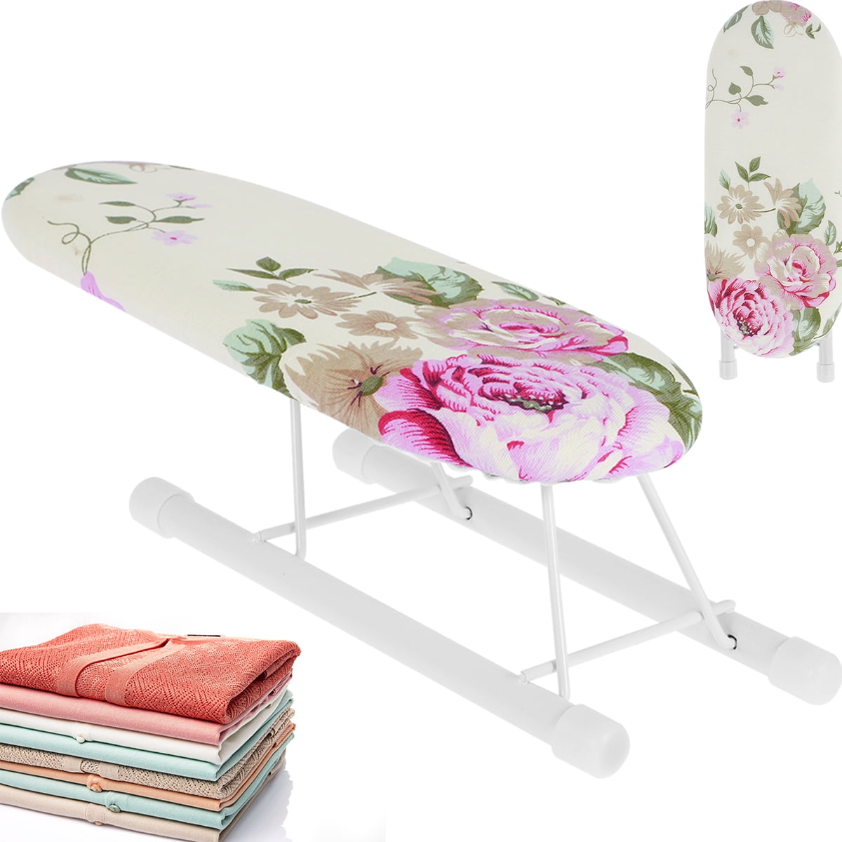 Tabletop Ironing Board Small Ironing Board with Non-Slip Folding Feet ...