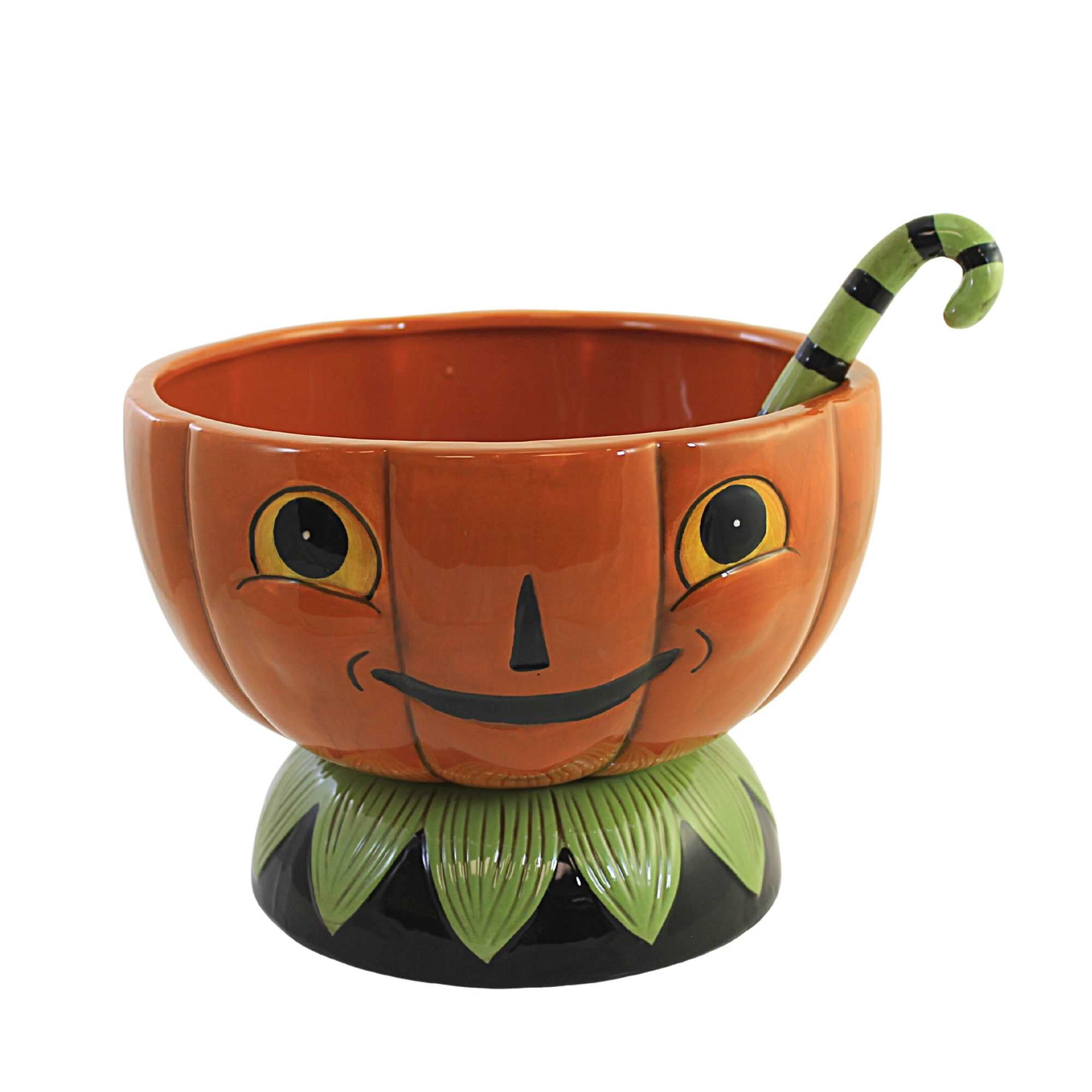 Tabletop Jack Punch Bowl W/Ladle Dolomite Halloween Johanna Parker J8967 - Walmart.com