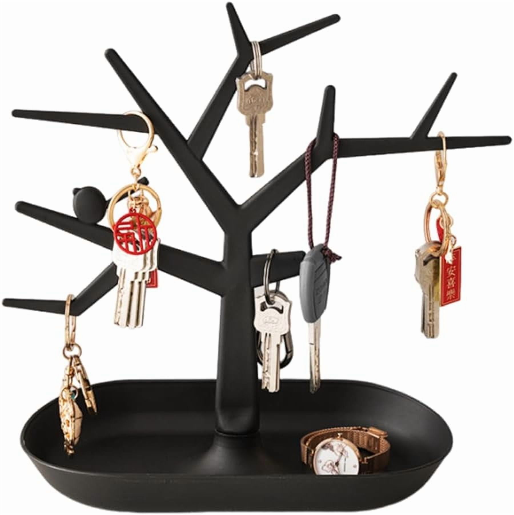 Tabletop Key Holder Stand Tree Key Rack,Stand Jewelry Display Necklace ...