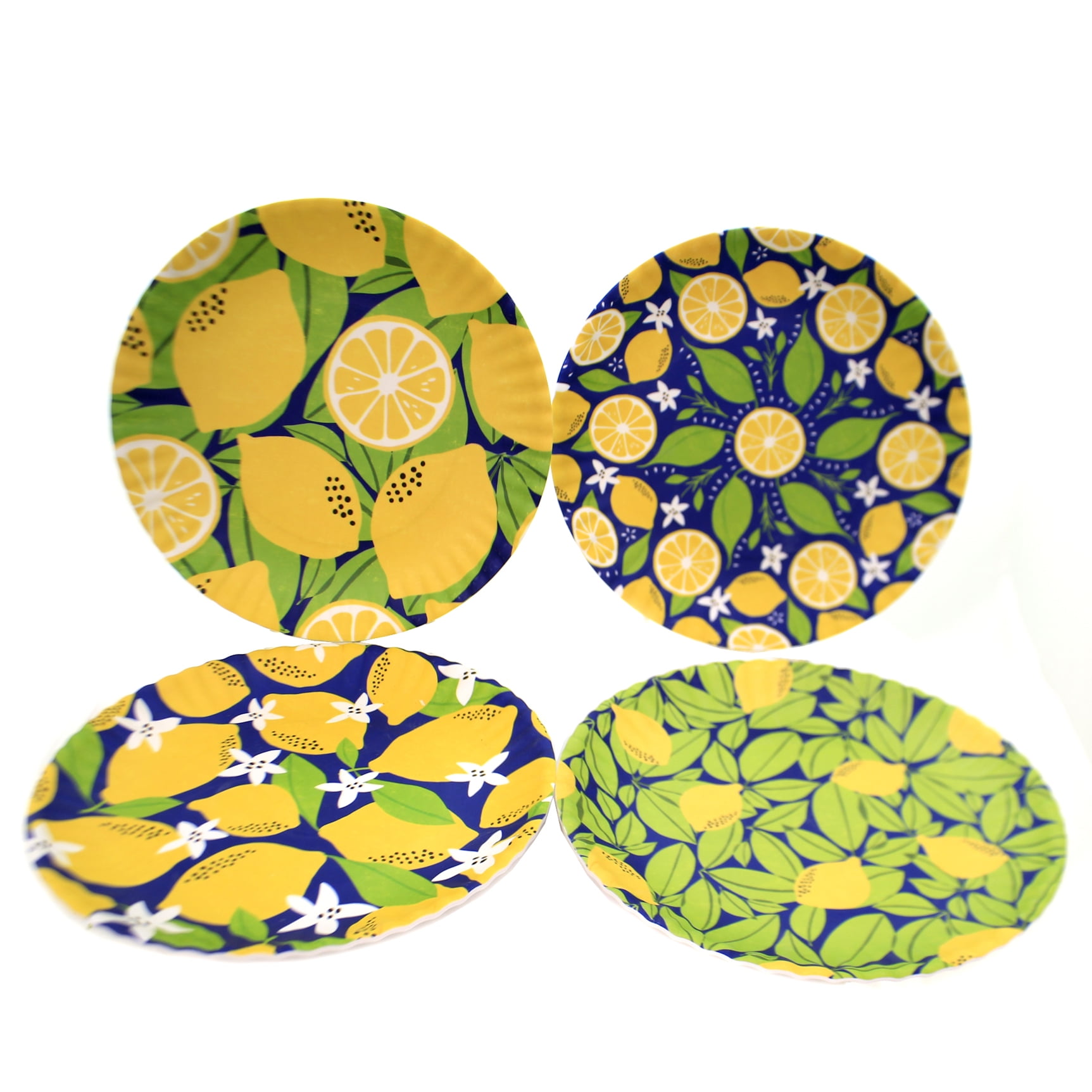 Tabletop Lemon Paper Plates Melamine Patty Rybolt Me0400 - Walmart.com