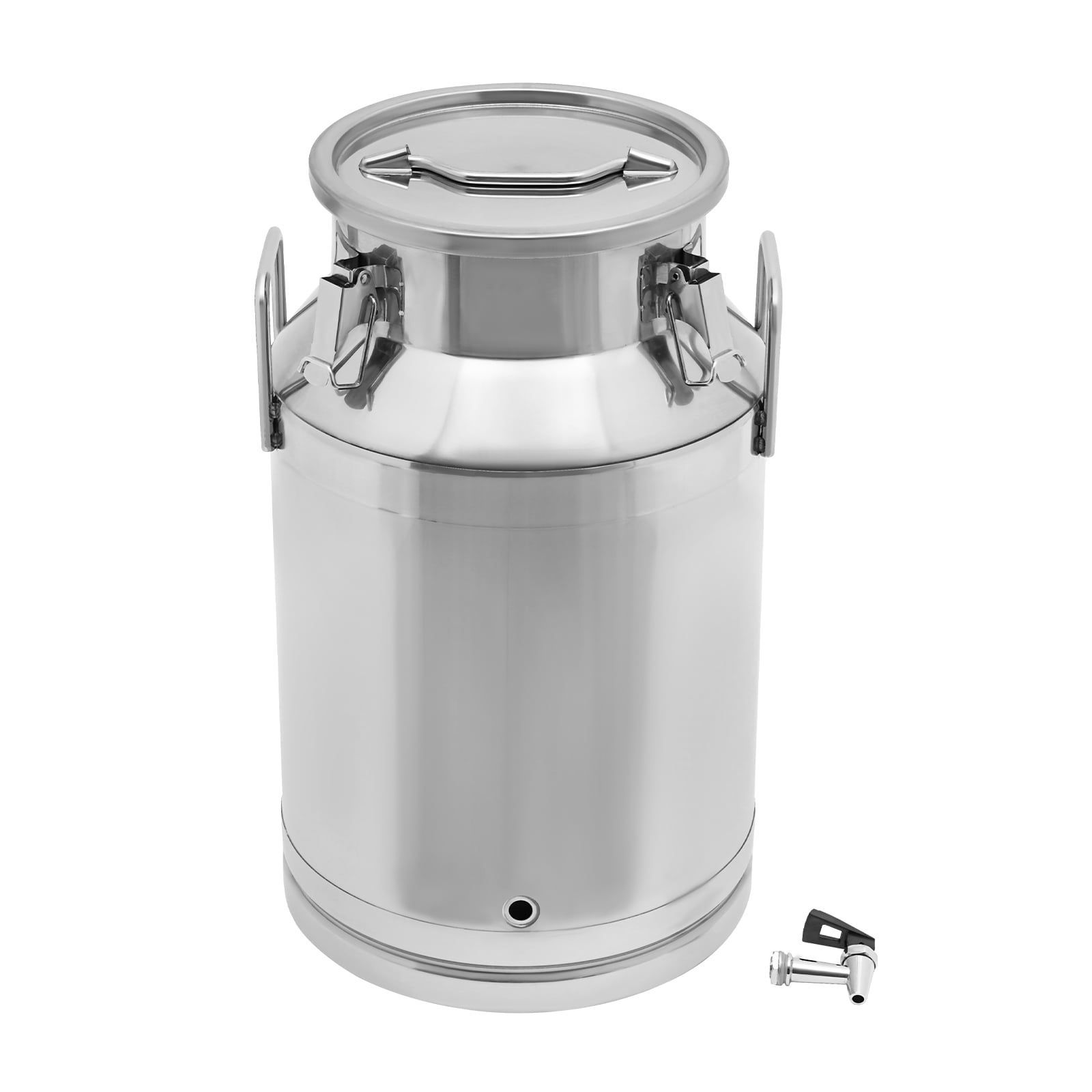 Tabletop Milk Can, 40L/10.57Gal Stainless Steel Milk Bucket with Faucet ...