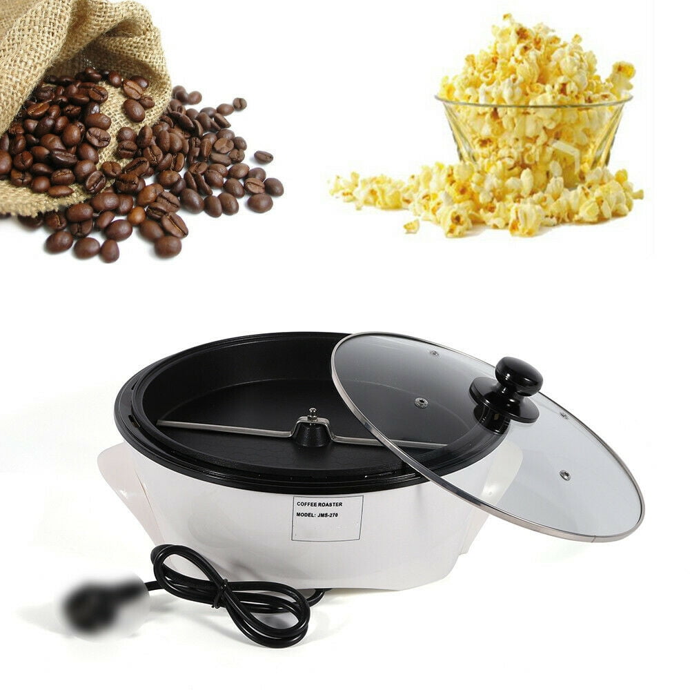 Tabletop Mount 800W Electric Coffee Roaster Household Corded Round ...