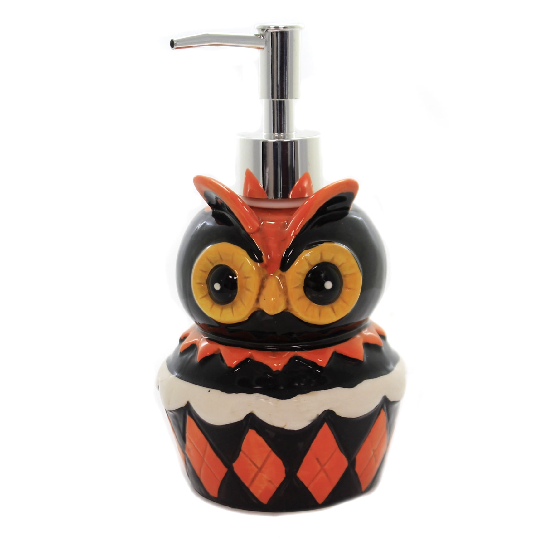 Tabletop Owl Soap Dispenser Ceramic Halloween Bird J9688 - Walmart.com