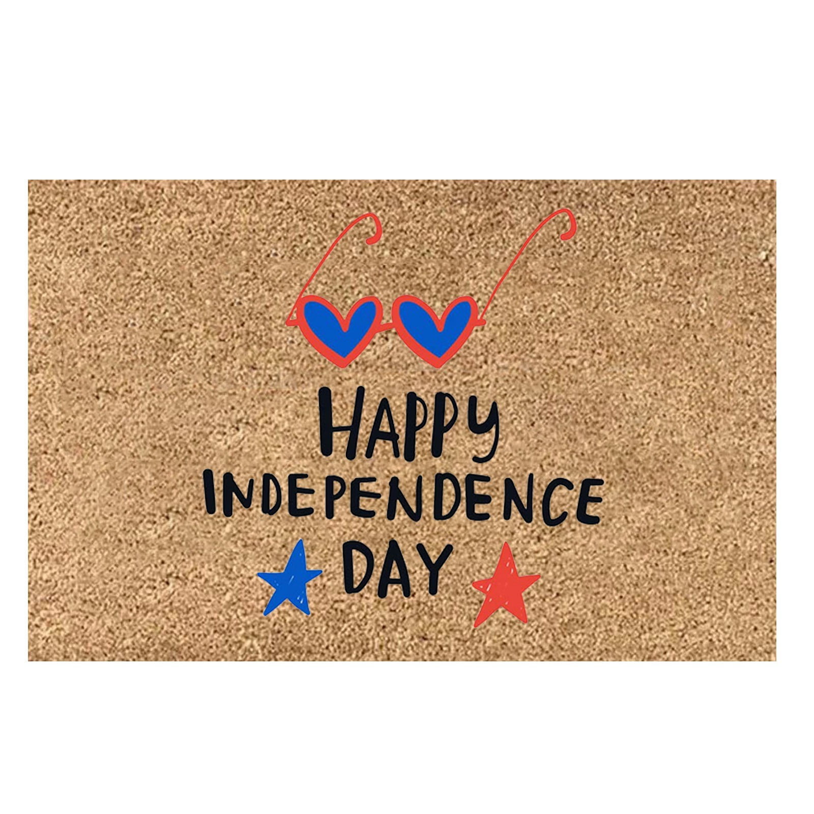 40x60cm Independence Day USA Pattern Floor Mats Independence Day Velvet ...