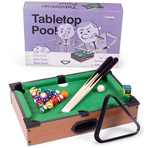 Tabletop Pool, Mini Pool Table & Billiard Set | Small Billiards Game ...