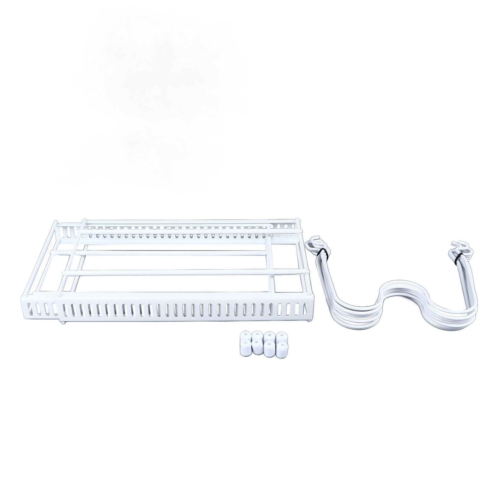 Tabletop Pot Pan Organizers Rack Iron Adjustable with 7 Dividers ...