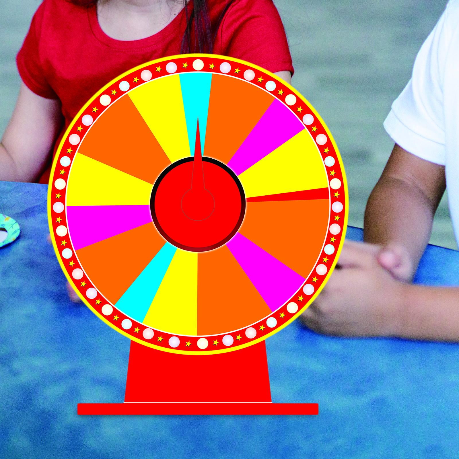 Tabletop Prize Turntable Fortune Wheel for Teaching Activity Props ...