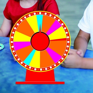 WinSpin 24" Carnival Game Spinner Stand with Color Dry Erase, Tabletop ...