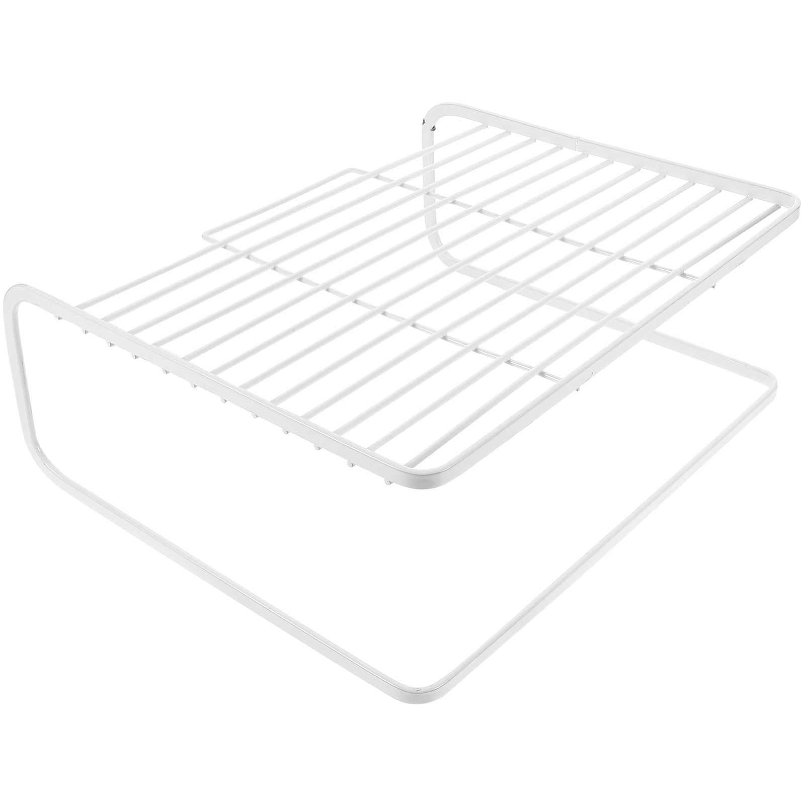 TABLZONE Heavy Duty Router Shelf, White Carbon Steel, Multi-Use Storage ...