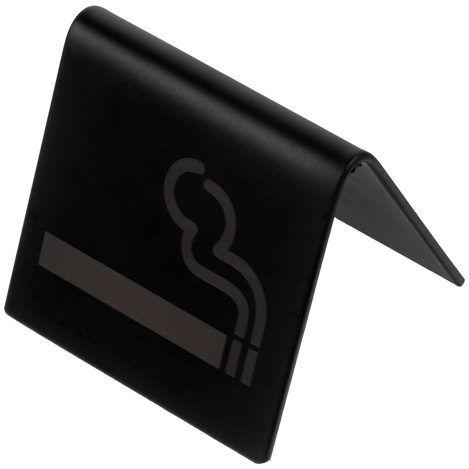 Tabletop Stainless Steel Tent Sign No-smoking Table Sign Freestanding ...