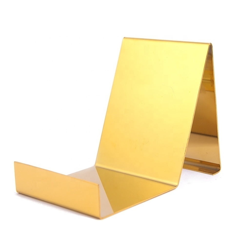 Tabletop Stanless Steel Metal Single-layer Wallet Row Rack Leather ...